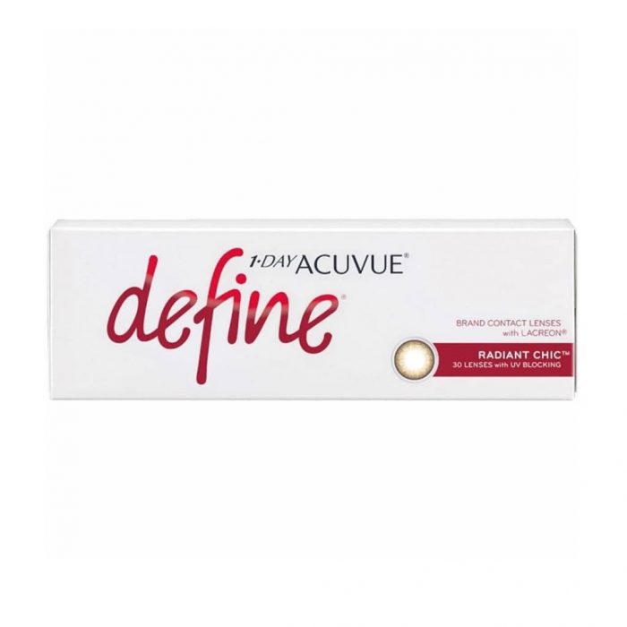 ACUVUE DEFINE Radiant Chic coloured contact lenses