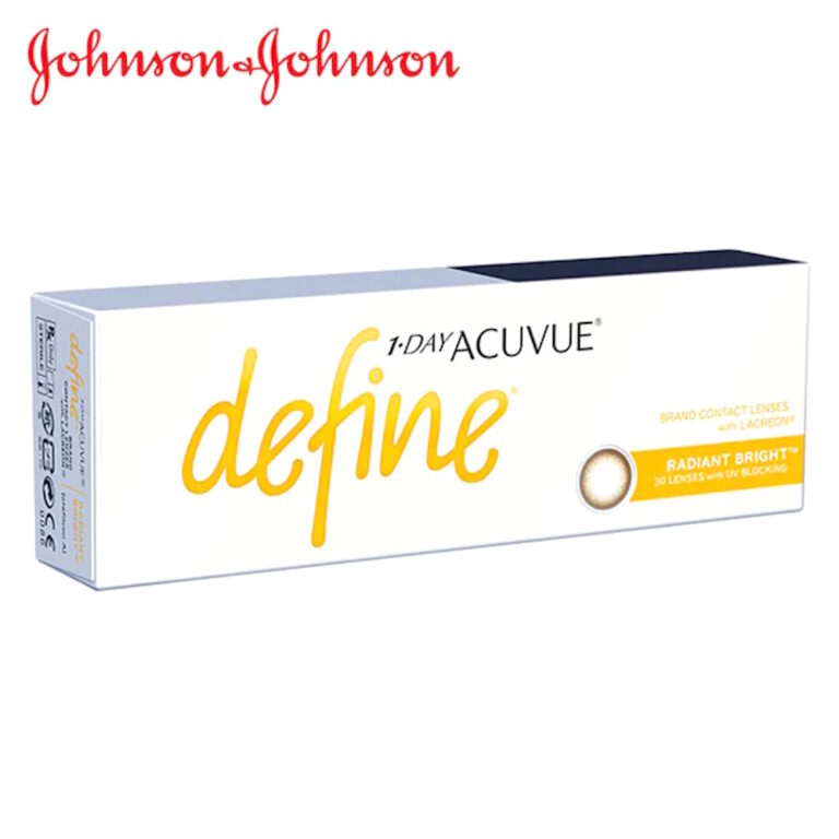 ACUVUE DEFINE Radiant Bright soft coloured contact lenses