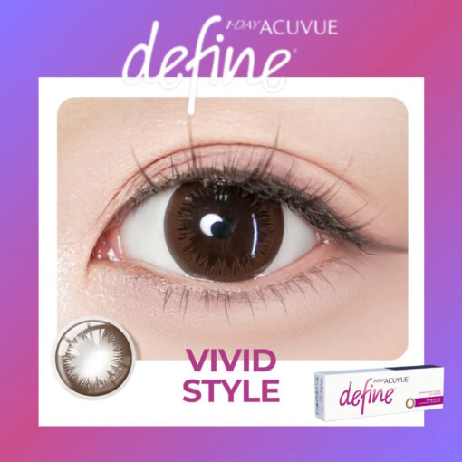 ACUVUE DEFINE Vivid Style – Bright Eyes & All-Day Comfort