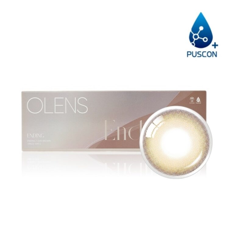 Olens 1Day Ending Brown Daily cosmetic coloured lenses