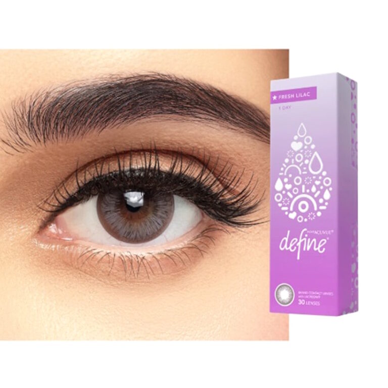Illuminate your eyes with ACUVUE DEFINE Fresh Lilac Lenses